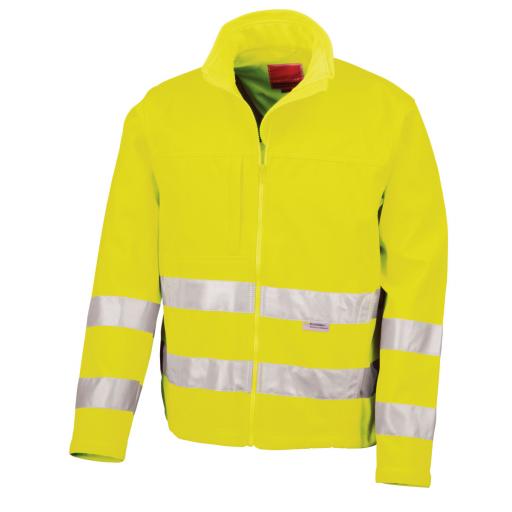 Hi-vis Tech Soft Shell Jacket | Absolute Workwear